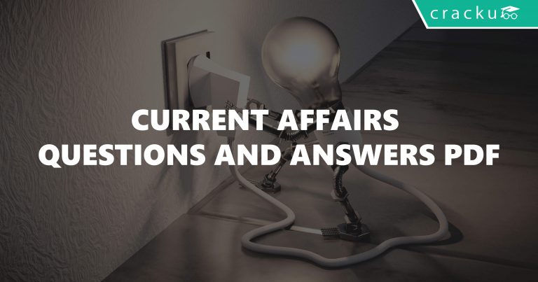 Current Affairs Questions and Answers PDF 2019 Quiz - Cracku