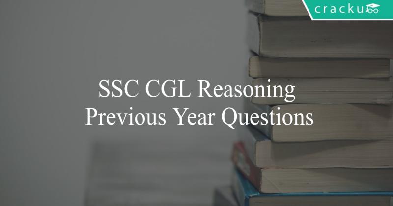 SSC CGL Reasoning Previous Year Questions PDF - Cracku