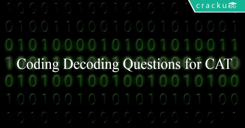 Coding Decoding Questions for CAT - Cracku