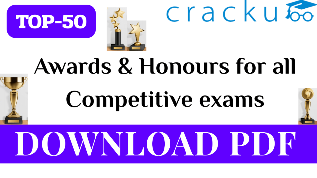 TOP-50 Questions on Awards & Honours - Cracku