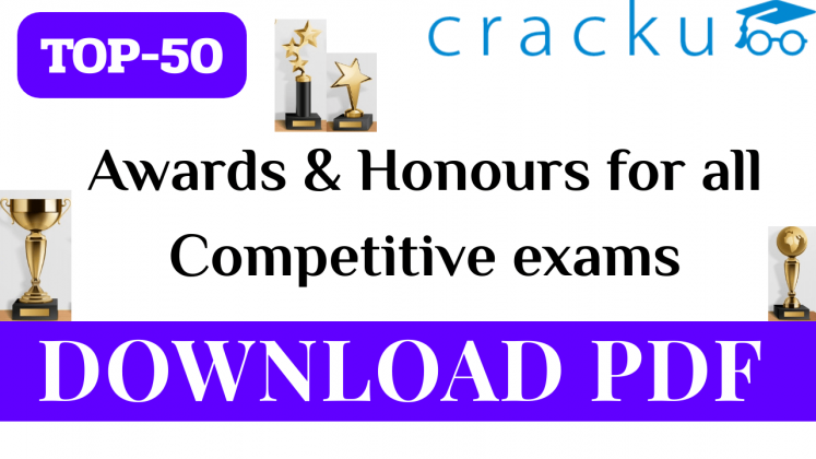 TOP-50 Questions on Awards & Honours - Cracku