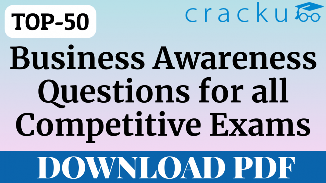 TOP-50 Business Awareness Questions (Part-2 తెలుగులో) - Cracku