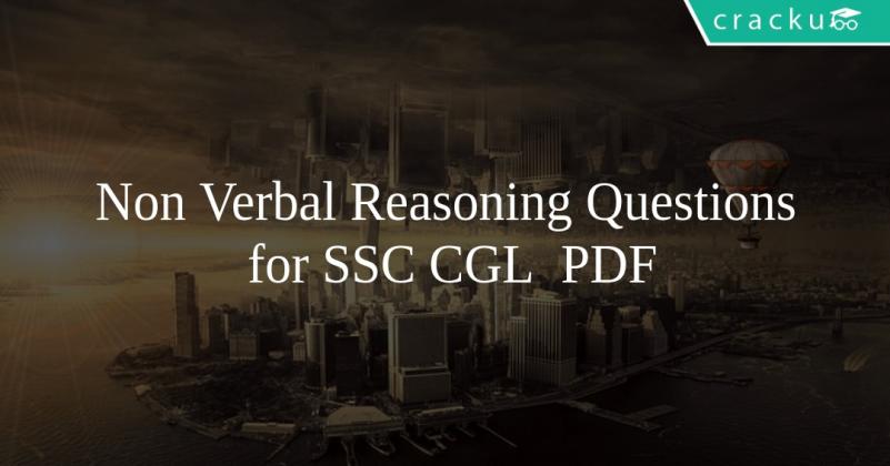 Non Verbal Reasoning Questions for SSC CGL PDF - Cracku