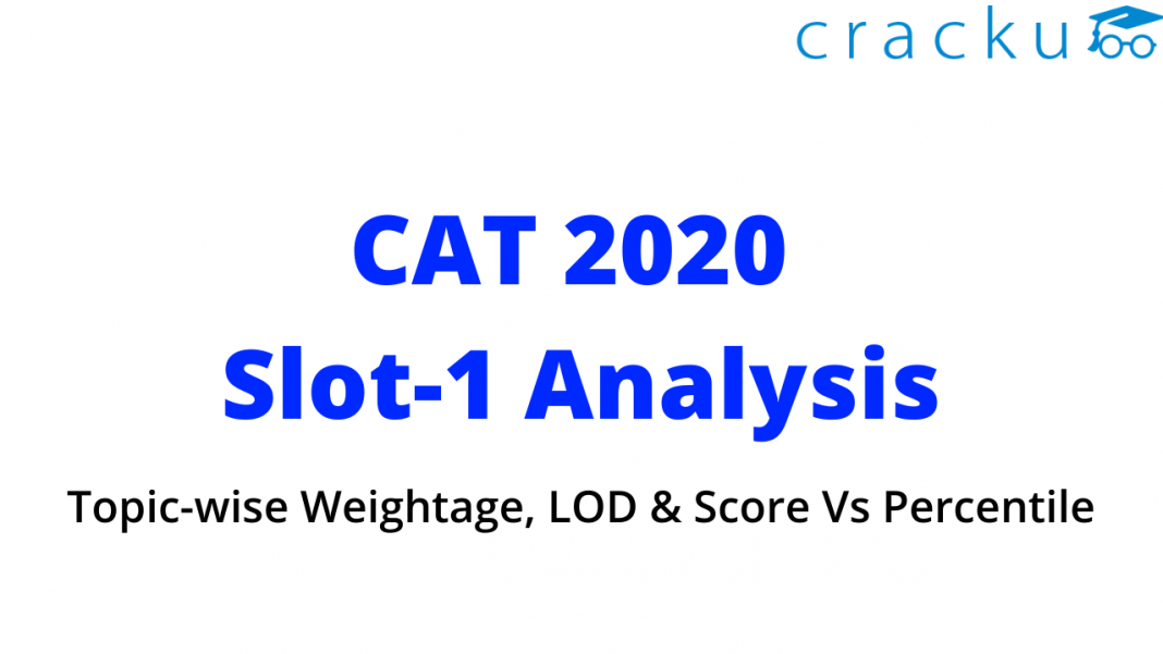 CAT 2020 Slot-1 Analysis (Topic-wise weightage & Score Vs Percentile ...
