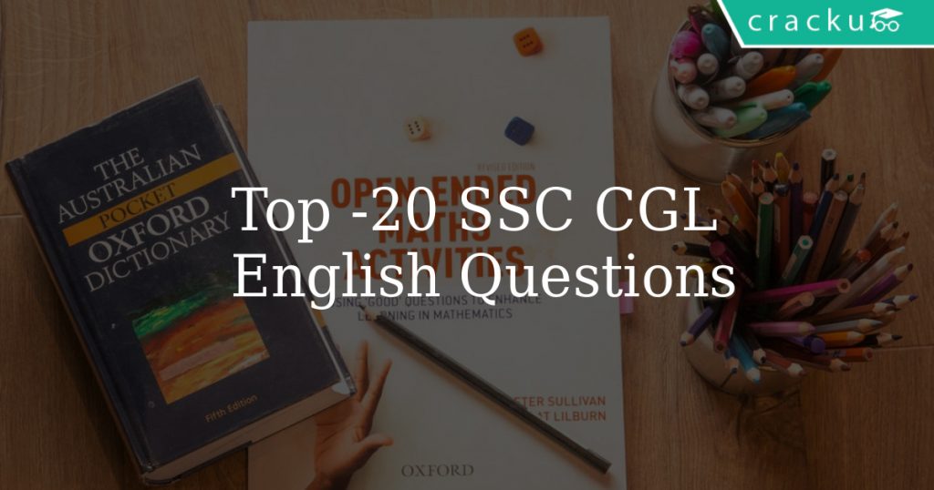 Top-20 SSC CGL English Questions - Cracku