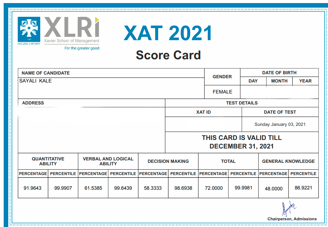 XAT 2021 Results Out Download Scorecard Here Cracku XAT 2021 Results Out Download Scorecard Here Cracku