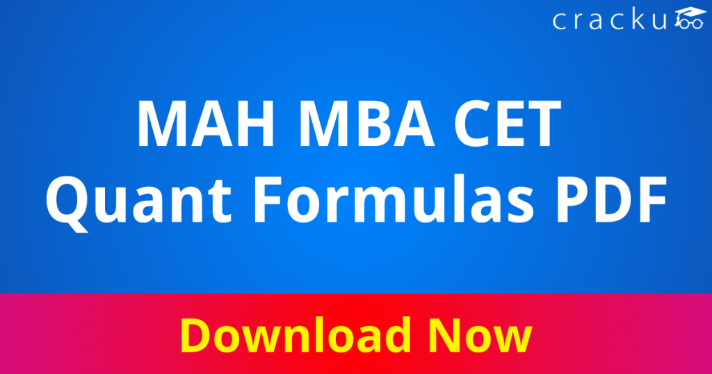 MAH MBA CET Quant Formulas PDF - Cracku