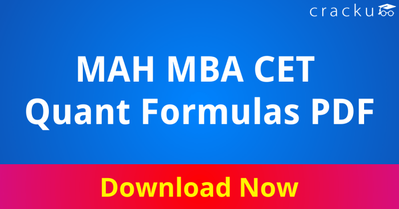 MAH MBA CET Quant Formulas PDF - Cracku