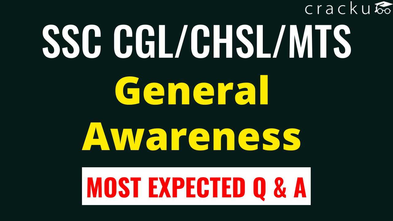 Top 100 SSC General Awareness Questions Answers PDF Cracku