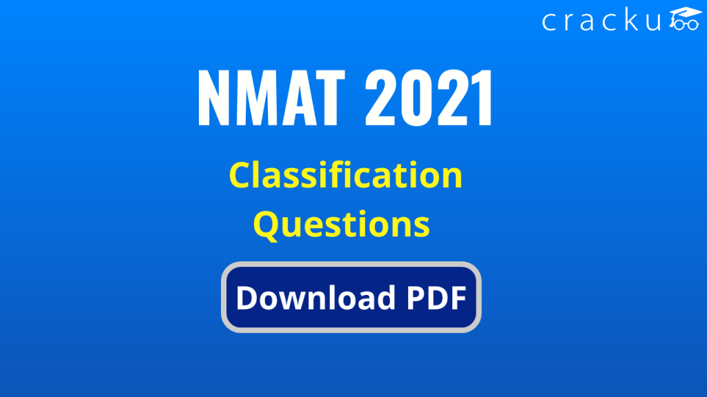 Classification Questions for NMAT - Download [PDF] - Cracku