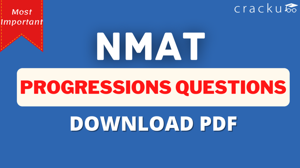 Progressions Questions for NMAT - Download [PDF] - Cracku