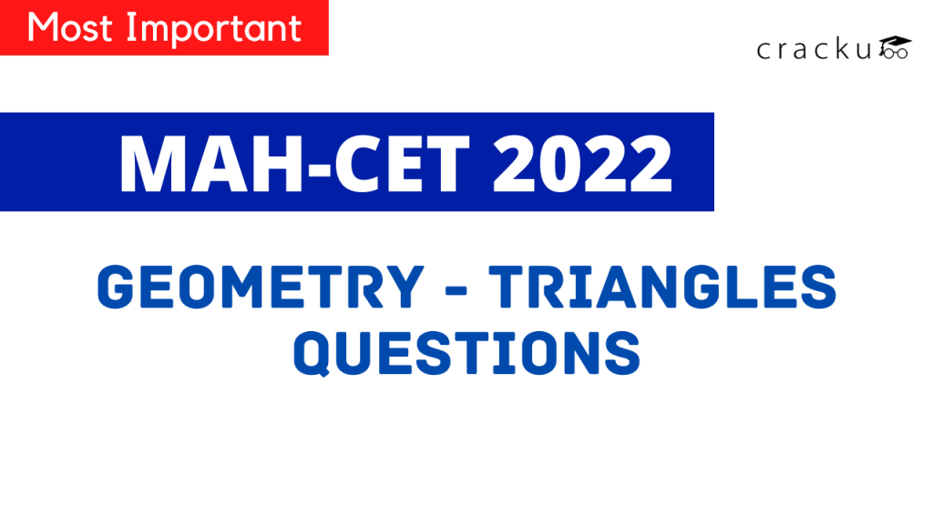 Geometry - Triangles Questions for MAH - CET | Download PDF - Cracku
