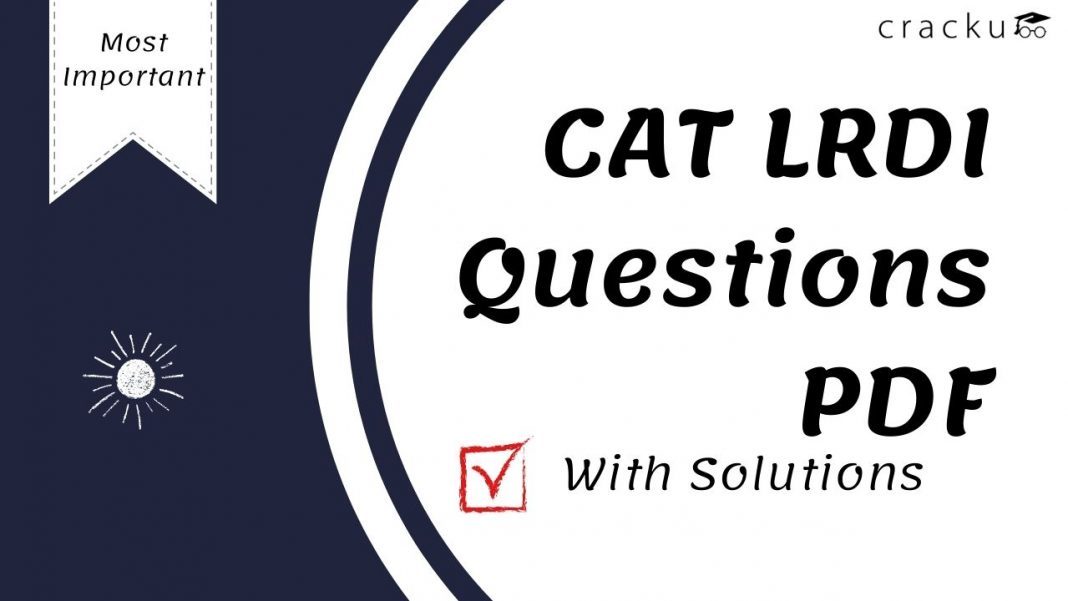 CAT LRDI Questions PDF [Most Important with solutions] - Cracku