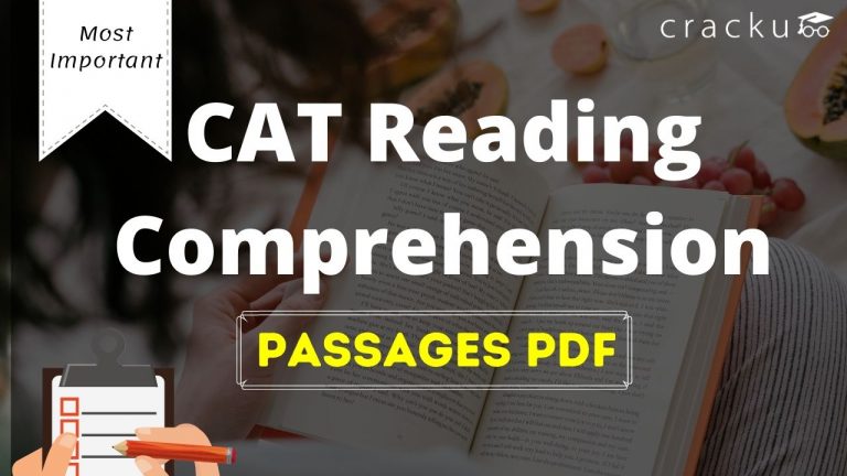 CAT Reading Comprehension Questions [Most Important PDF] - Cracku