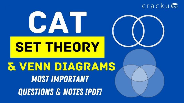CAT Set Theory and Venn Diagram Questions (with Notes) PDF - Cracku