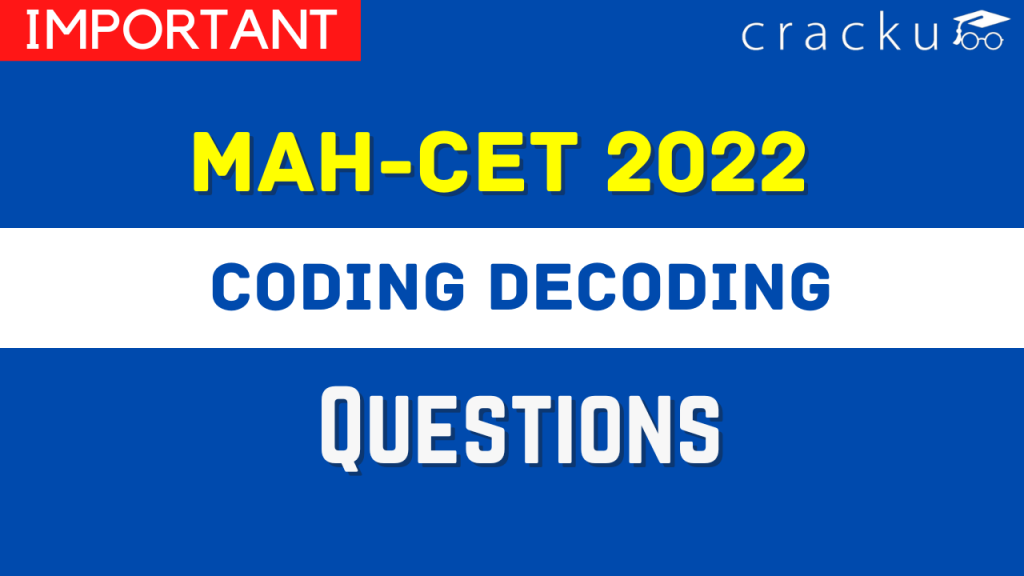 Coding Decoding Questions Pdf For Mah Cet Cracku