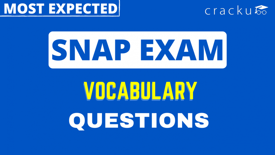 SNAP Vocabulary Questions PDF [Important] - Cracku