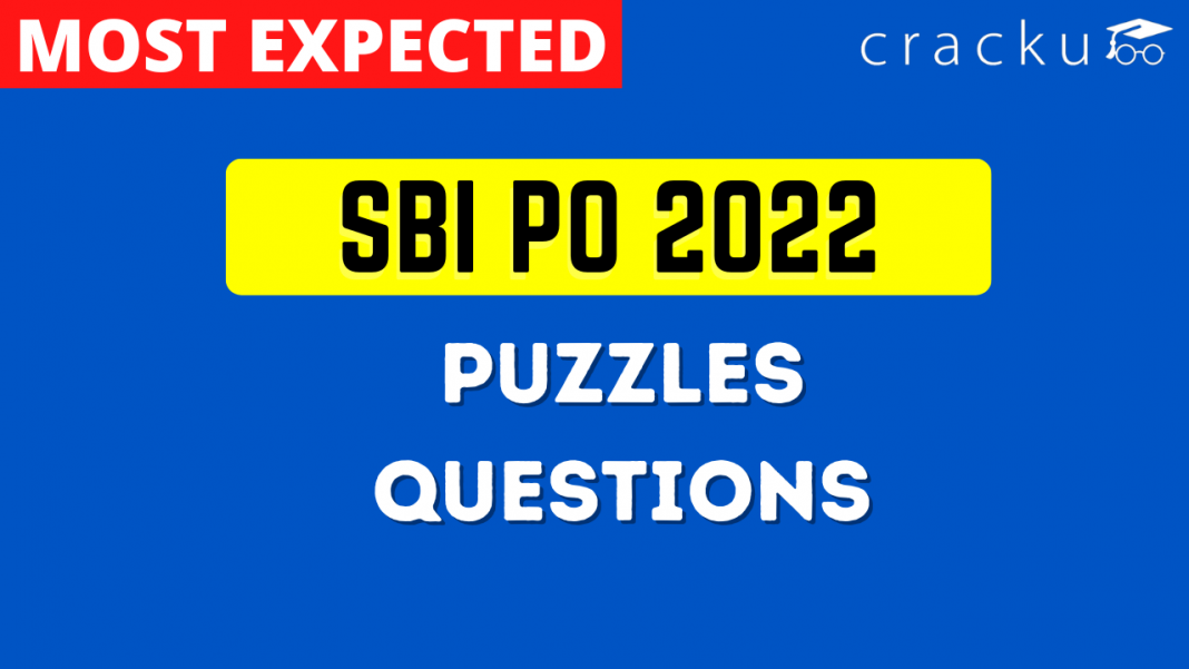 SBI PO Puzzles Questions PDF [Most Important] - Cracku