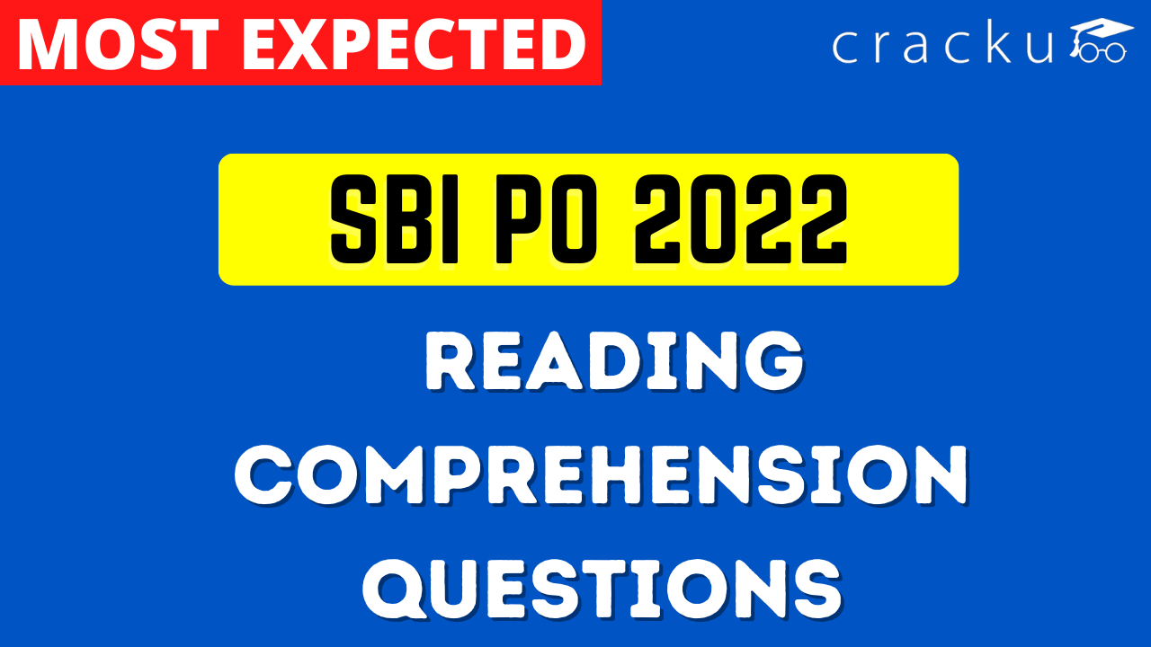 SBI PO Reading Comprehension Questions PDF Cracku