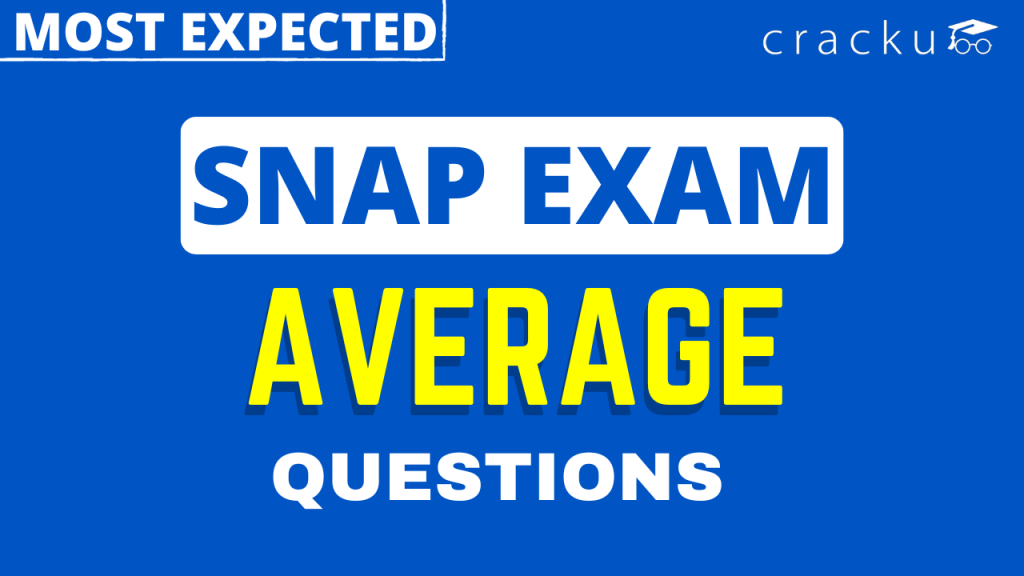 SNAP Average Questions PDF [Most Important] - Cracku