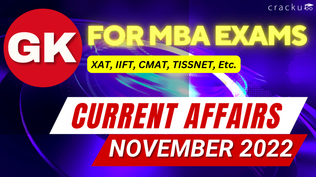 GK For MBA Entrance Exams November 2022 [PDF] - Cracku