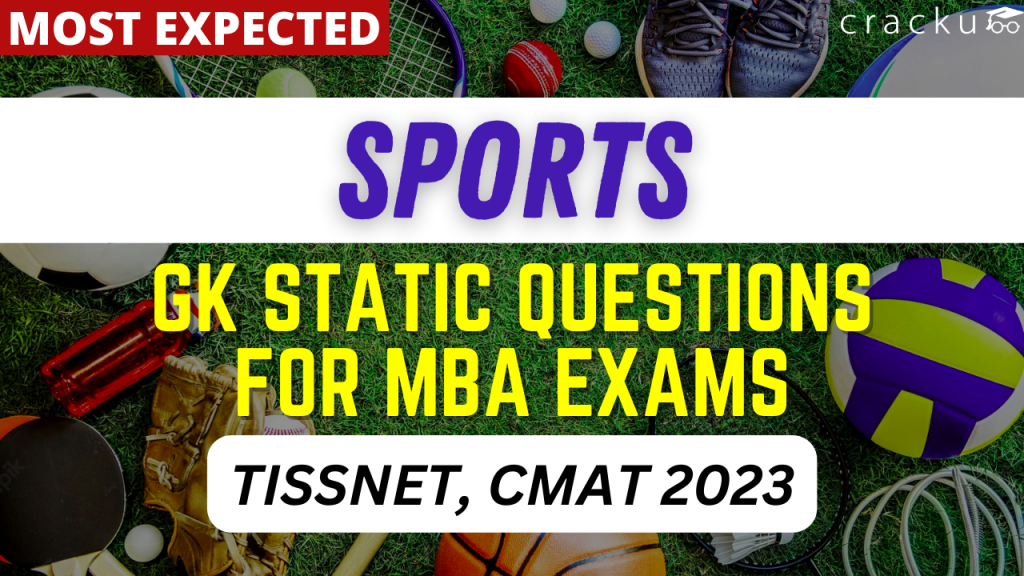 Static GK Questions For MBA Exams (Sports) - Cracku