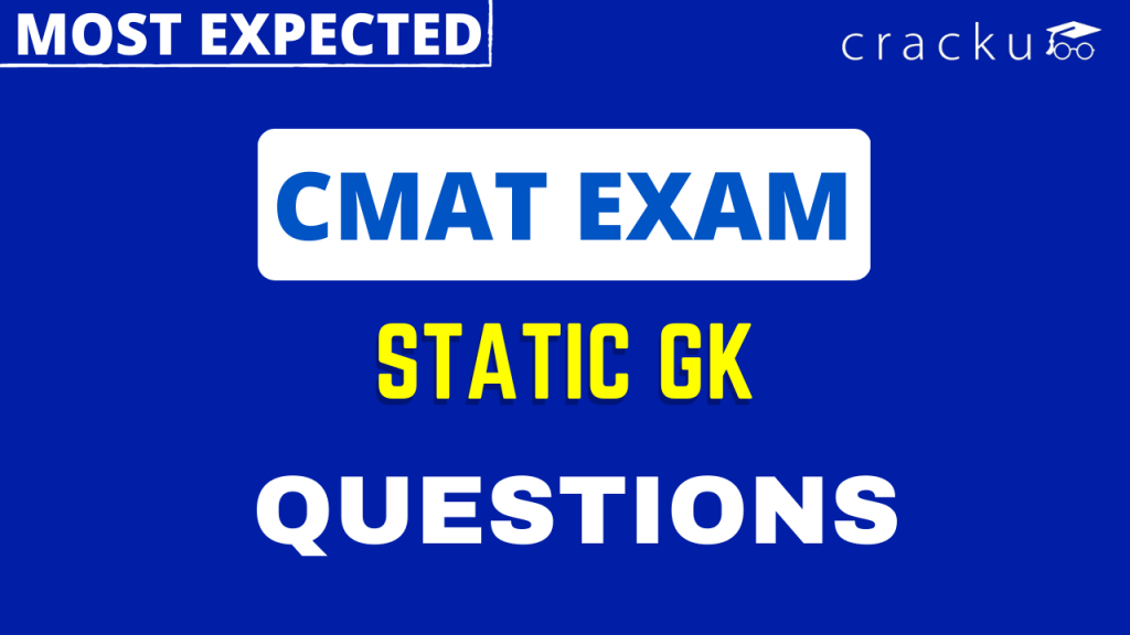 CMAT Static GK Questions PDF [Most Expected] - Cracku