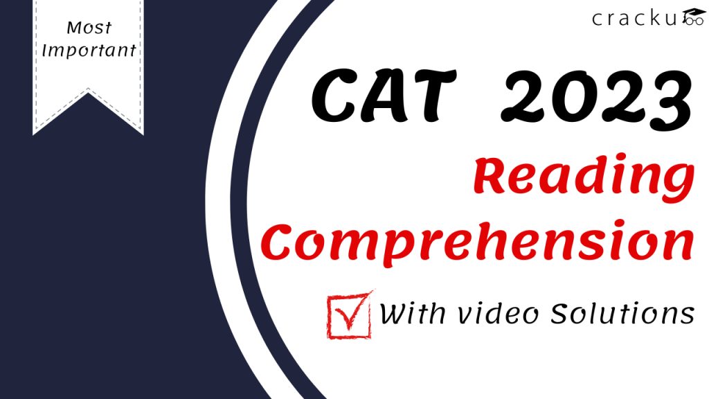 Important CAT 2023 Reading Comprehension Questions [PDF] - Cracku