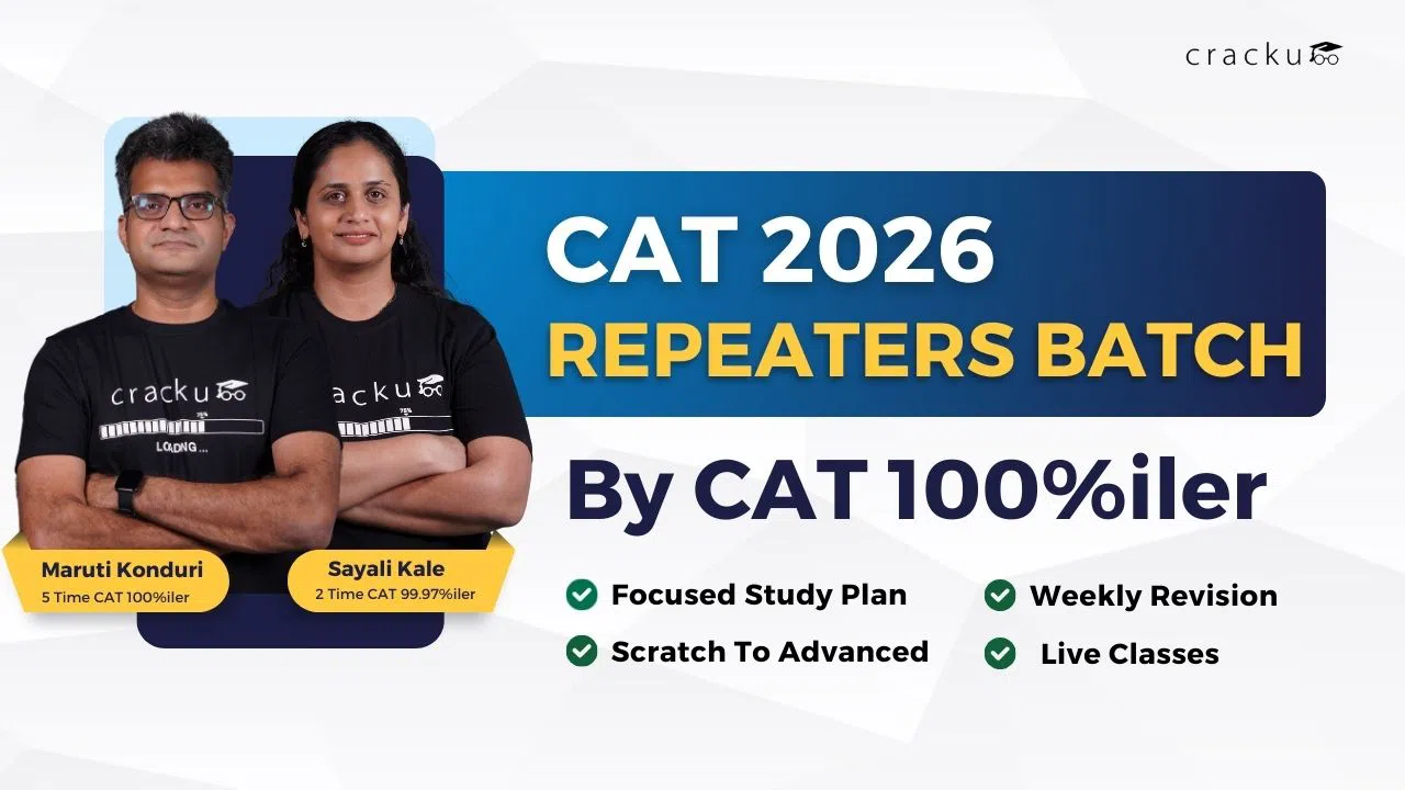 CAT 2026 Special Repeaters Batch By 5-Time CAT 100%iler