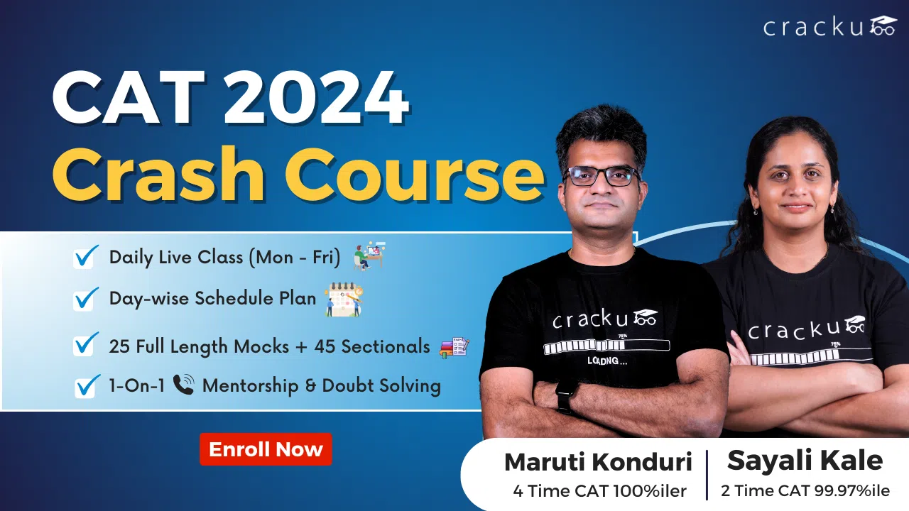 India's Best CAT Crash Course 2024 | Daily Live Classes
