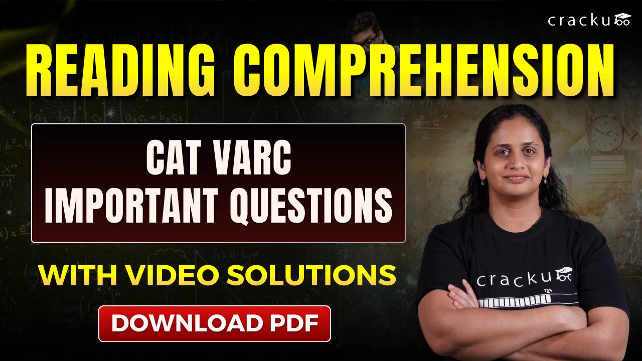 858+ CAT Reading Comprehension Questions With Video Solutions PDF