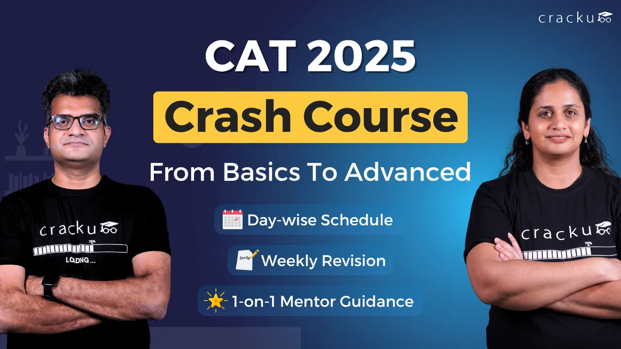 India's Best CAT Crash Course 2025 By 5-Time 100%iler