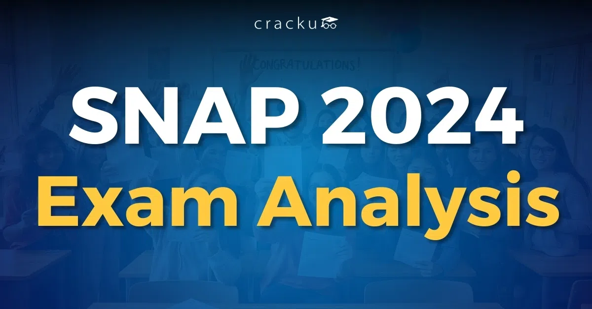 SNAP Exam Analysis 2024, Test 1, 2, 3 Section-wise Analysis