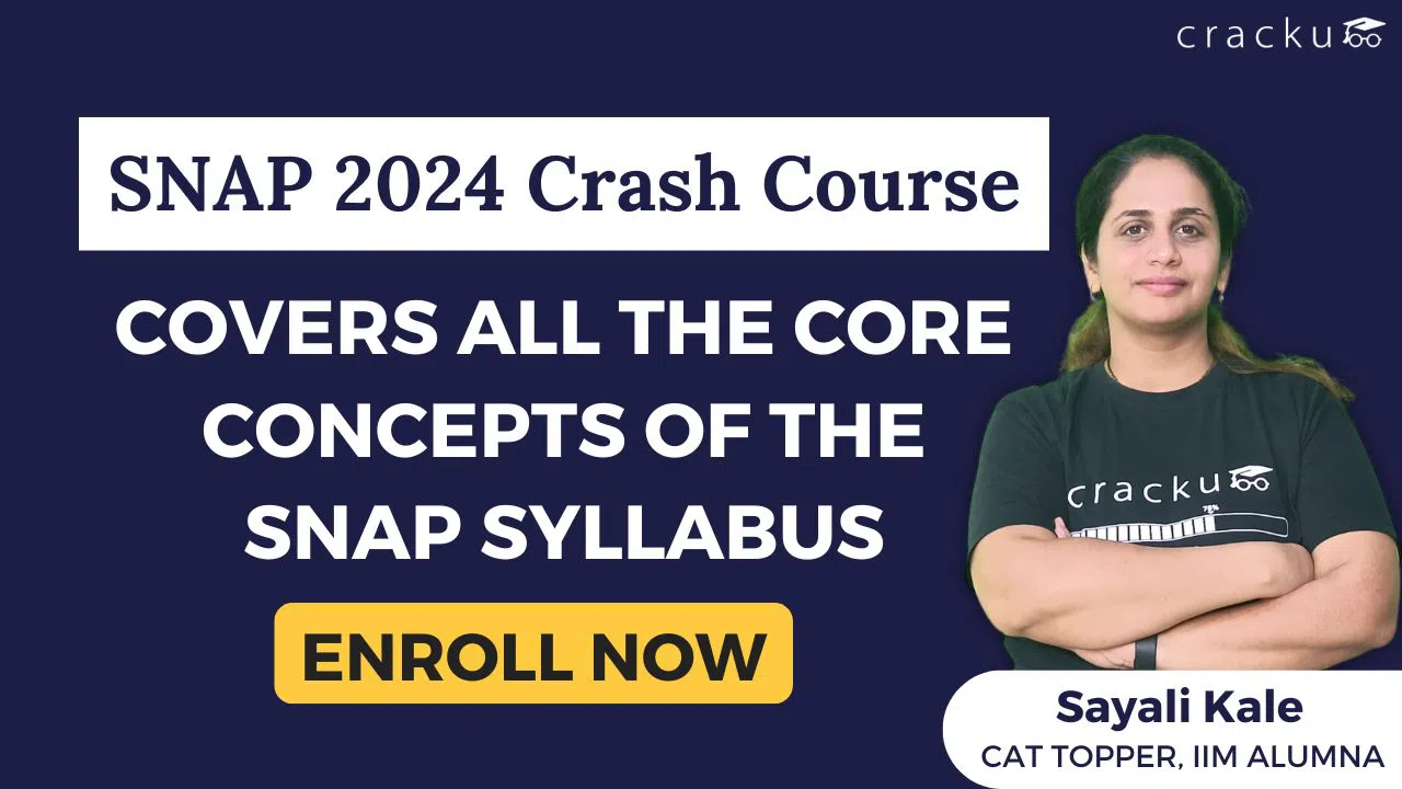 SNAP Crash Course 2025, Get Concept Videos, Practice Tests