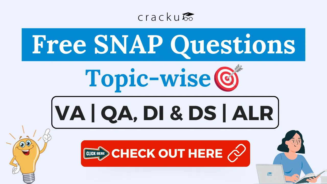 SNAP Questions, Topic-wise Questions With Solutions