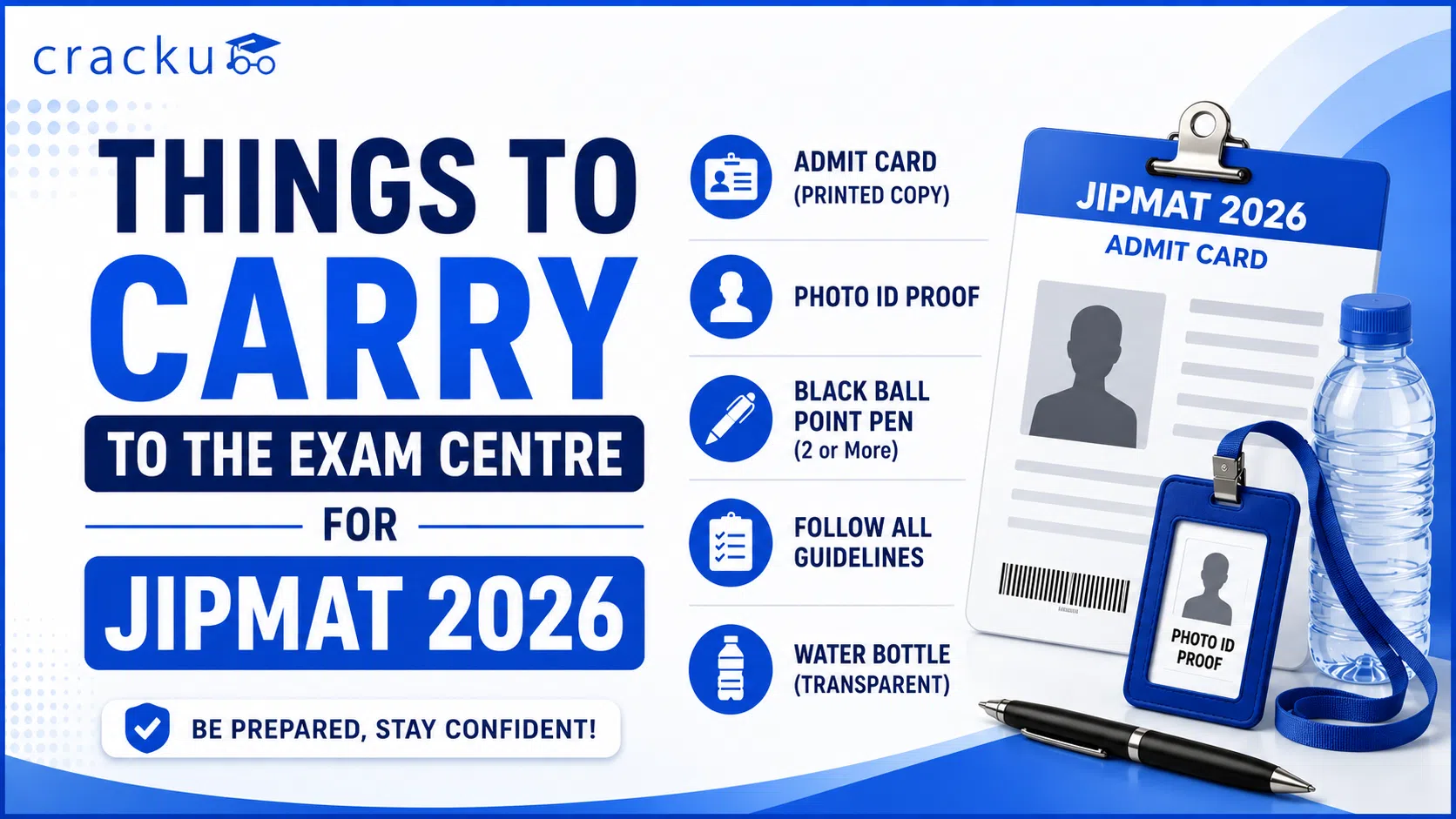 Things to Carry to the Exam Centre for JIPMAT 2026, Check Now