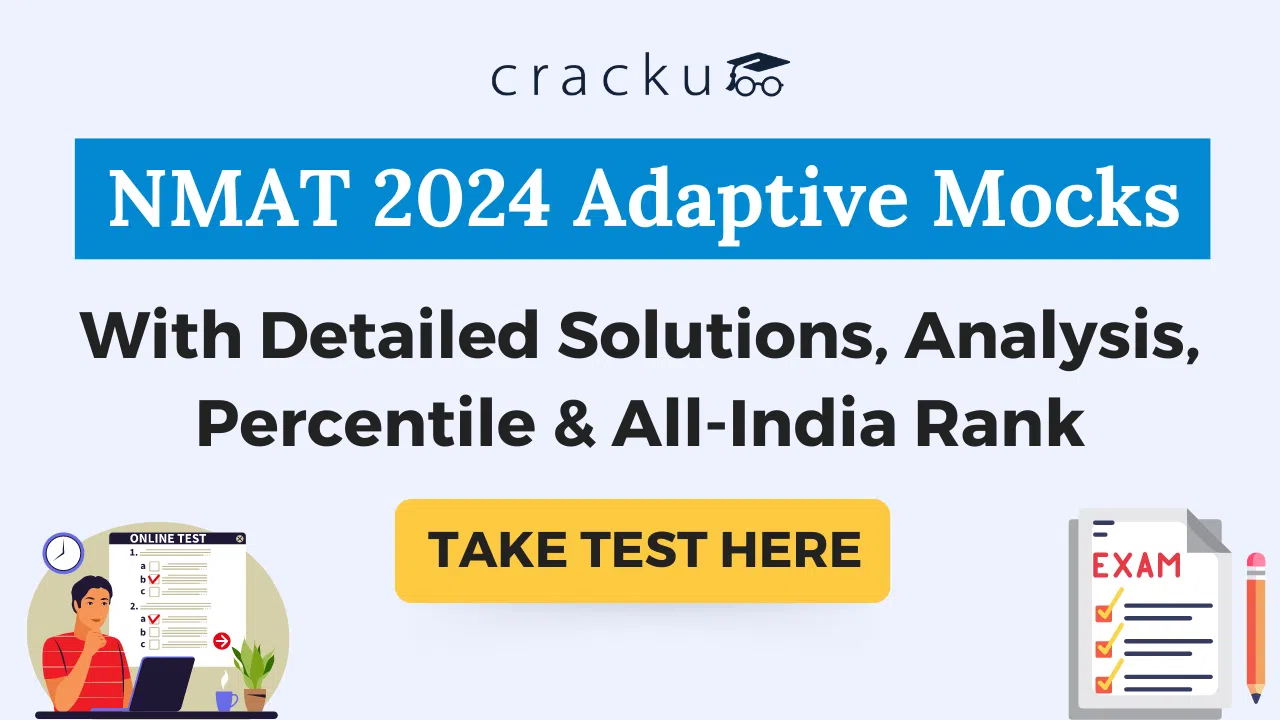 Free NMAT Mock Test 2024, Practice NMAT Adaptive Tests