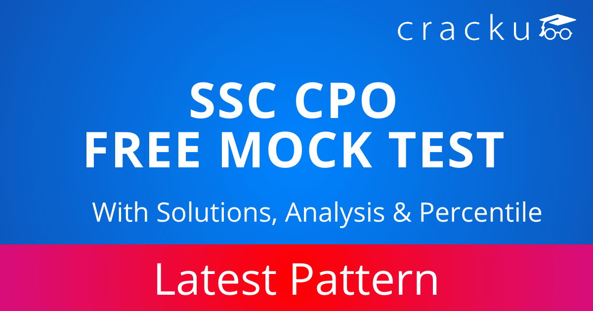 SSC CPO Mock Tests 2024, Practice 10+ Free Mock Test Series