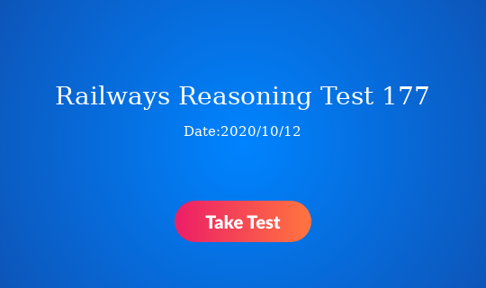 Railways Reasoning Test 177
